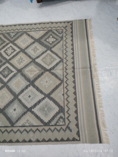 Helen Lindberg Mid-century Swedish flatweave rug, Scandinavian wool ...