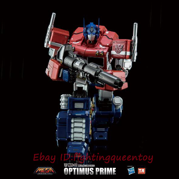MAS-01 Hasbro Optimus Prime Mega 18" Transformers Toys Action Figure In ...