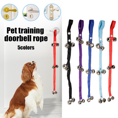 Pet Dog Potty Training Door Bell Rope House training Housebreaking Anti ...