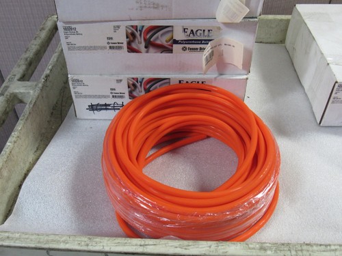 NEW EAGLE ORANGE 85 POLYURETHANE BELT BELTING 1032012 3/8" 100' FT | eBay