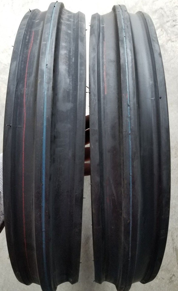 2 - 4.00-12 4P Tri Rib F-2 Deestone D401 TIRES and TUBES DS5115 400-12 ...