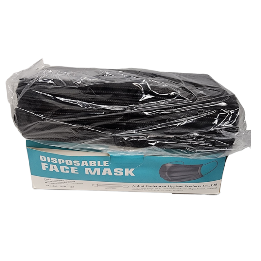 Face Mask Ships from USA Free Shipping 100ct. Face Mask (Color Black ...