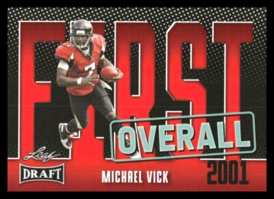 2023 Leaf Draft Red First Overall Michael Vick #9 | eBay