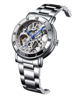 IK Women's Automatic Watch, Steampunk Self Winding Mechanical Bracelet ...