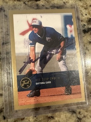 2000 Just 2K Hee Seop Choi Signed Card Baseball Autograph MLB AUTO #220 ...