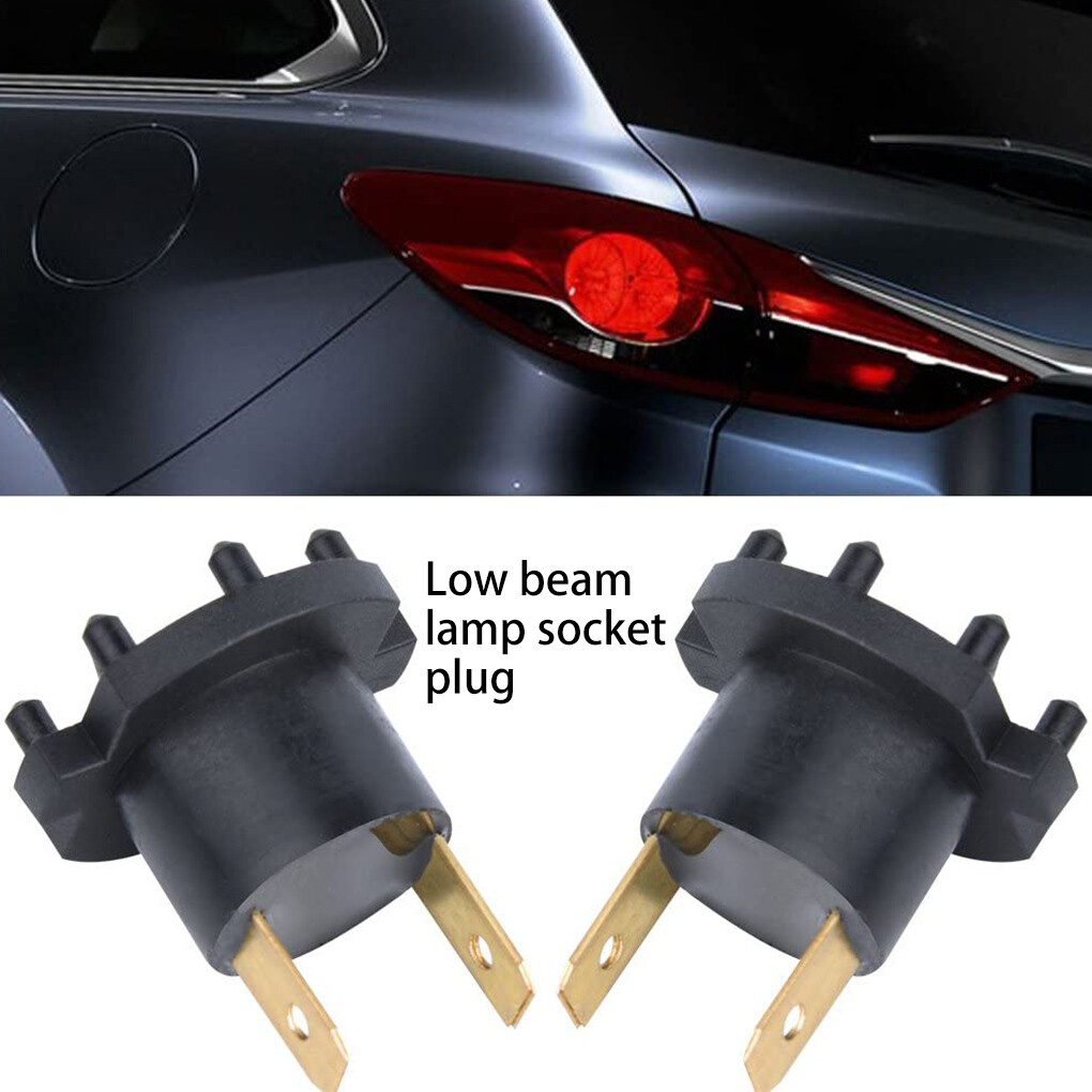 2pcs H7 Headlight Bulb Socket Adapter Holder for Mazda 3 SP23 BK 2003 ...