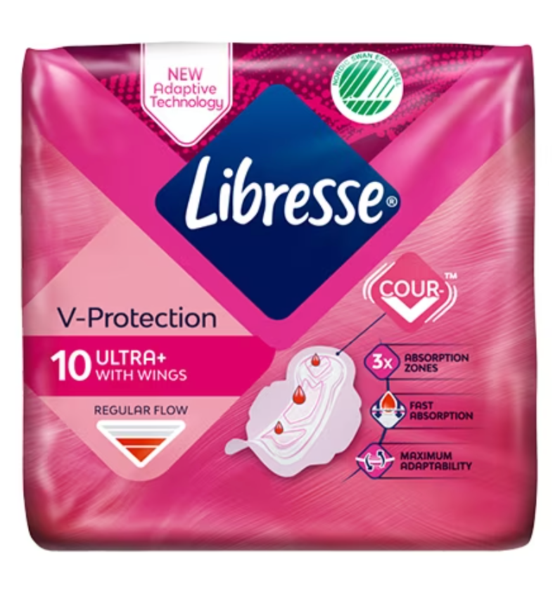 10pack LIBRESSE INVISIBLE NORMAL 10, hygienic sanitary pads | eBay