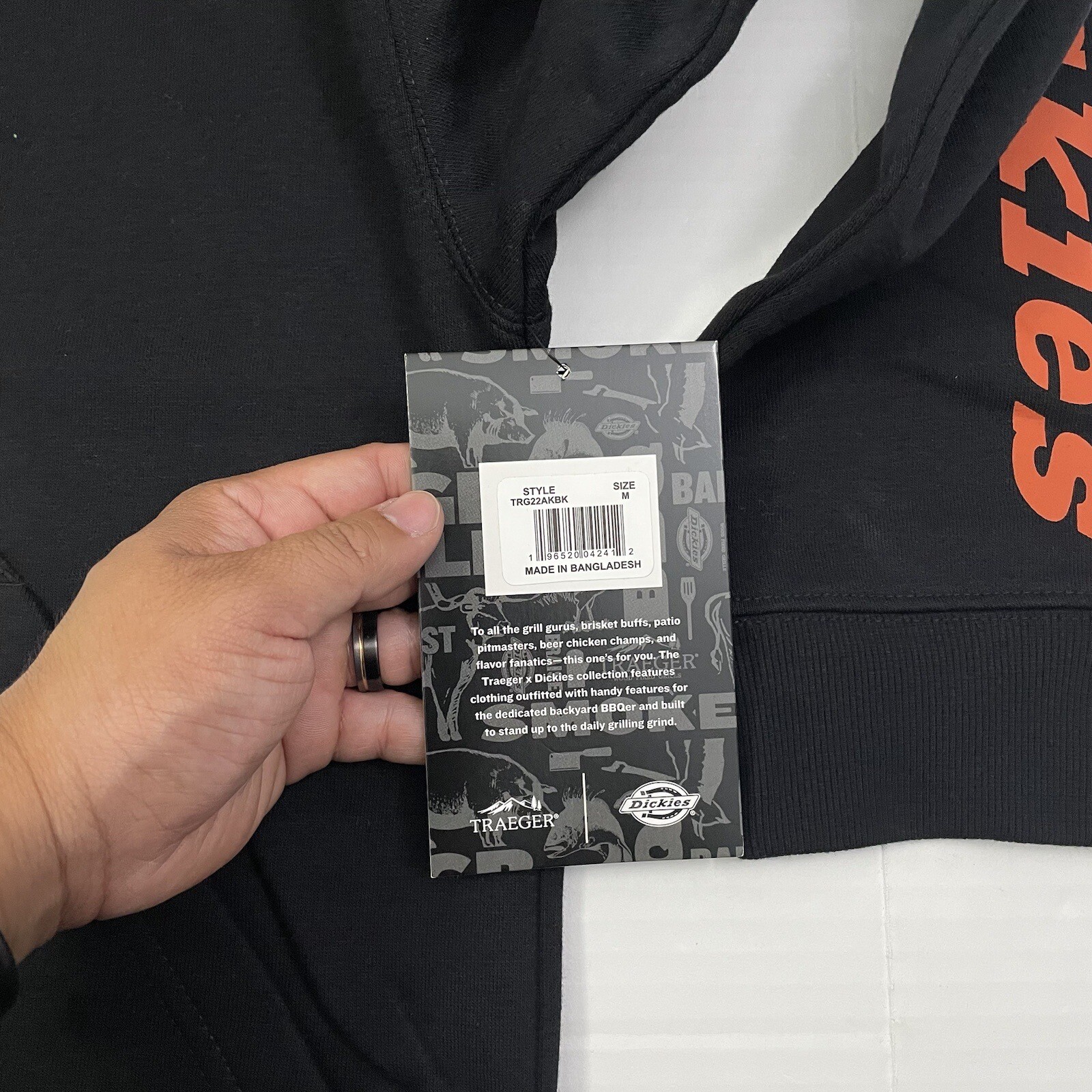 Mens Size M Dickies x Traeger Grills Graphic Print Pullover Hoodie ...