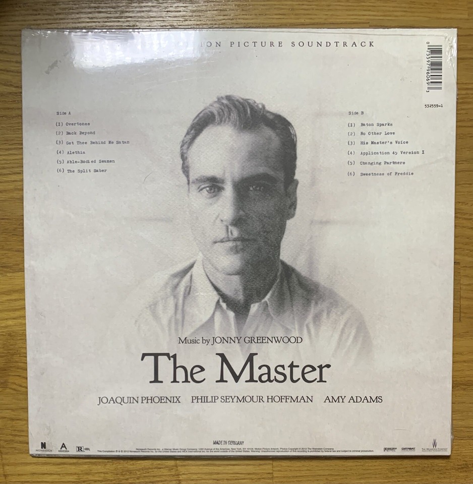 THE MASTER Soundtrack Vinyl + CD NEW Still SEALED Jonny Greenwood ...
