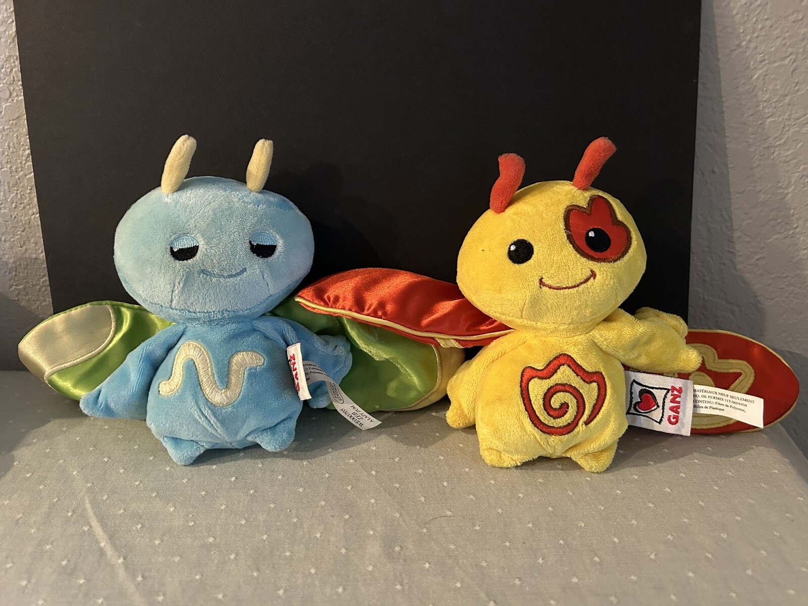 Ganz Webkinz Zumbuddy Zeb & Zala 6” Butterfly Plush Set Of 2 | eBay