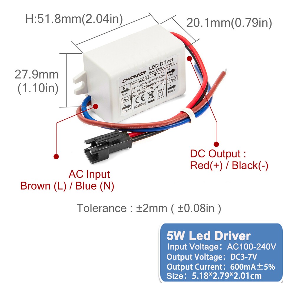 300Ma 450Ma 600Ma 900Ma 1500Ma Constant Current High Power Supply Cob ...