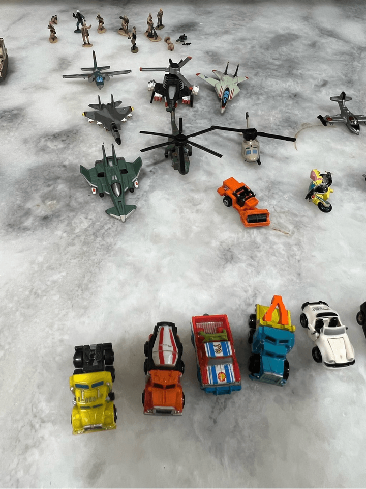Vintage Micro Machines Lot, several rare ones including military tanks ...