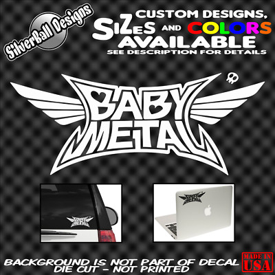 BabyMetal Custom Vinyl decal Sticker Car Truck Window Bumper Jrock Jpop ...