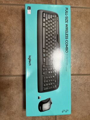 Logitech Full Size Wireless Keyboard And Mouse Combo Brand new and ...