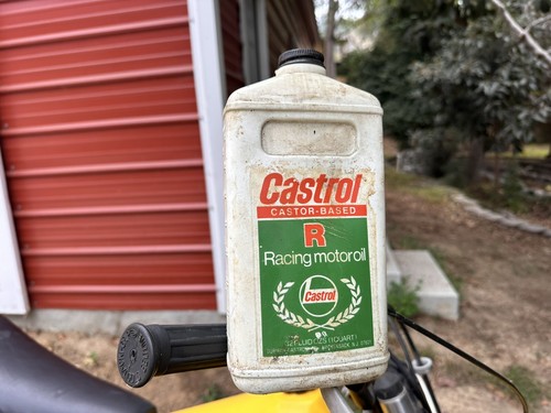 Castrol R racing oil 30 weight Original And Full, Vintage Moto X Gene ...