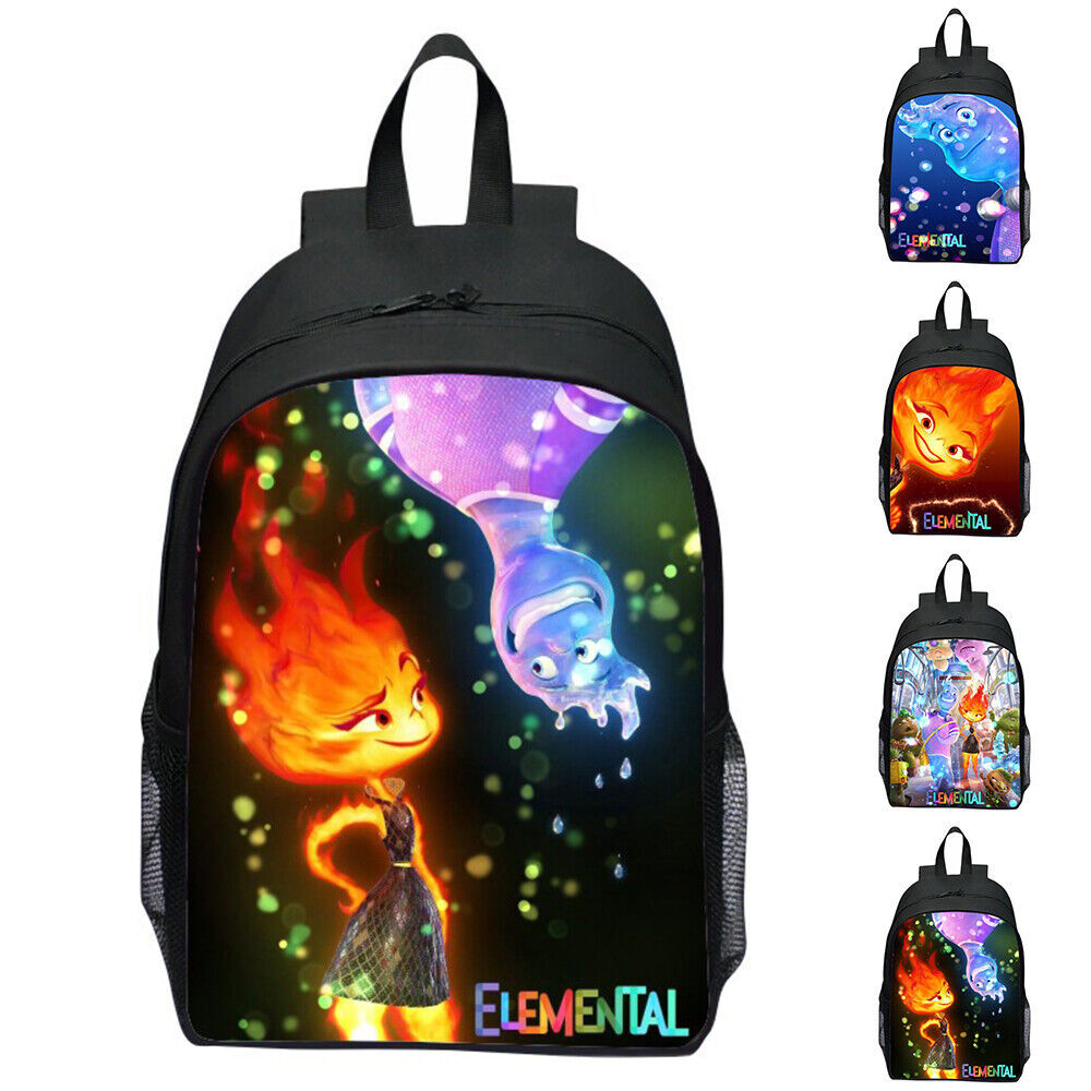 Elemental Ember Wade Child Boy Girl Backpack Student Schoolbag Travel ...