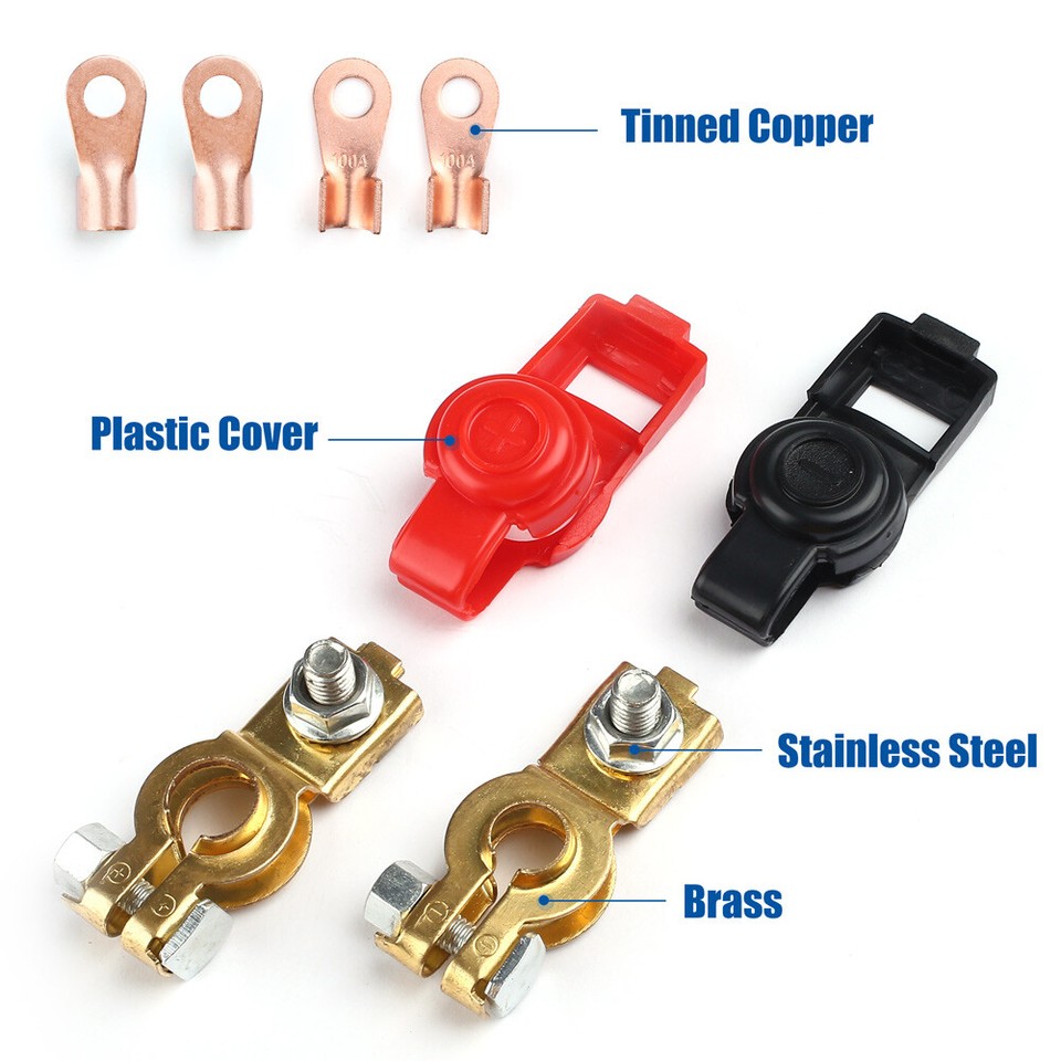 Battery Terminal Quick Connectors Heavy Duty Car Cable Terminals Top ...