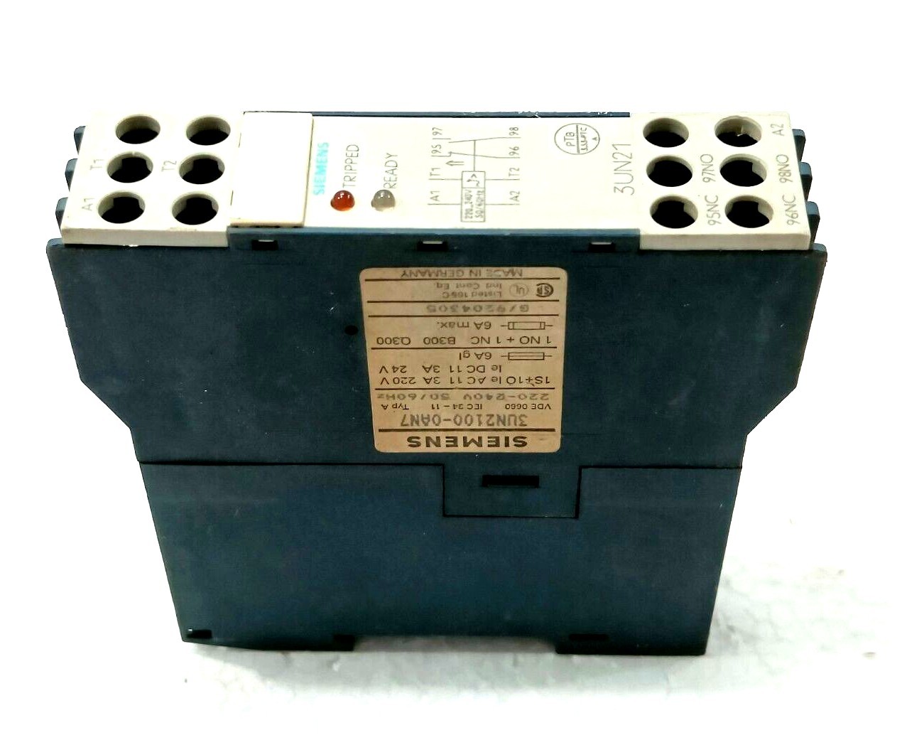 3UN2100-0AN7 Siemens PTC Thermistor Tripping Unit 220V-240V, #New | eBay