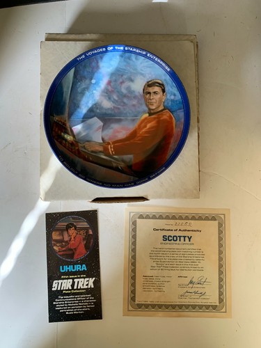 Star Trek Scotty Hamilton Collectors Plate With Box | eBay
