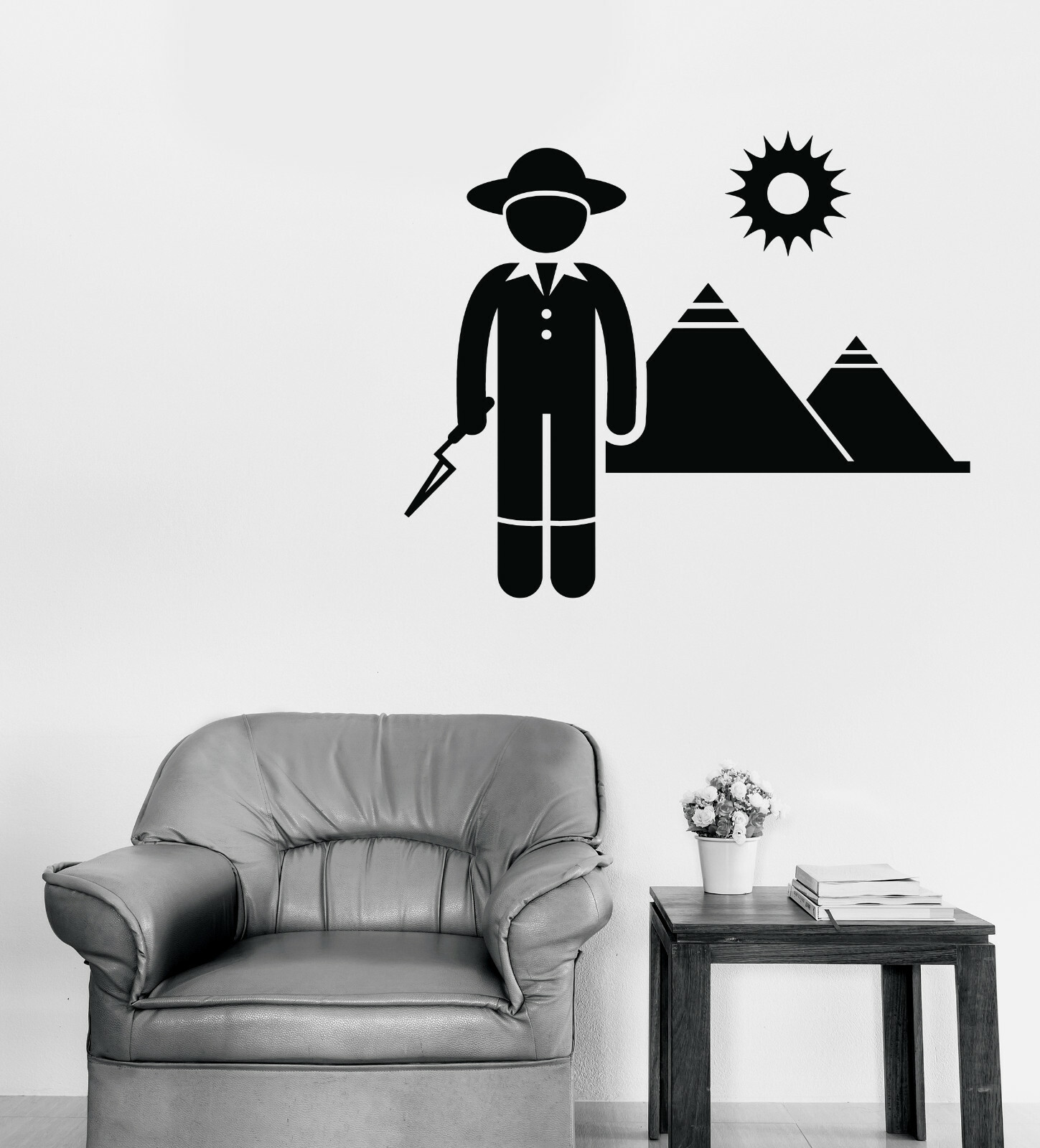 Wall Vinyl Decal Jobs Scientist Professor Occupations Careers Sticker ...