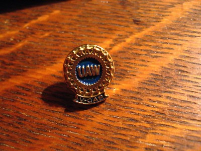 UAW V-CAP Lapel Pin - United Auto Workers Union Community Action ...