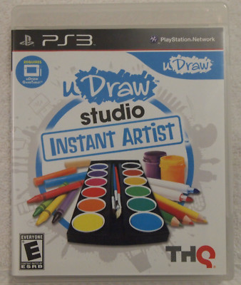 Udraw Studio Instant Artist Video Game Playstation 3 PS3 | eBay