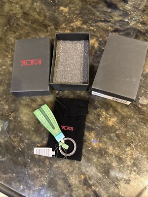 Vtg TUMI Cargo Leather Key Fob Key Chain Key Ring NWT NIB | eBay