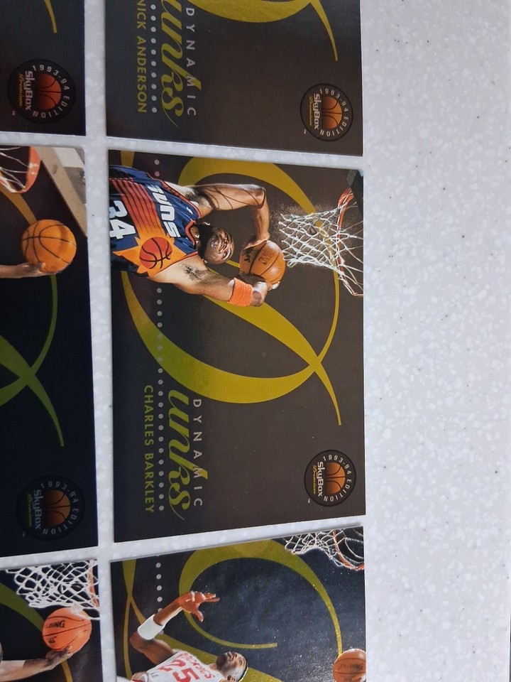 1993-94 Skybox Premium Dynamic Dunks FULL INSERT SET MICHEAL JORDAN 🔥 ...