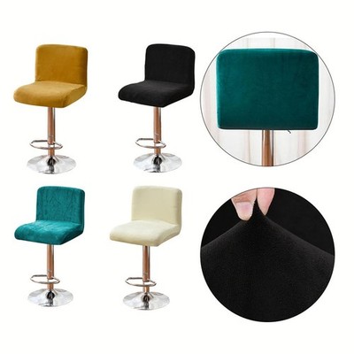 High Quality Silver Fox Fleece High Stool Chair Cover Stretch Chair ...