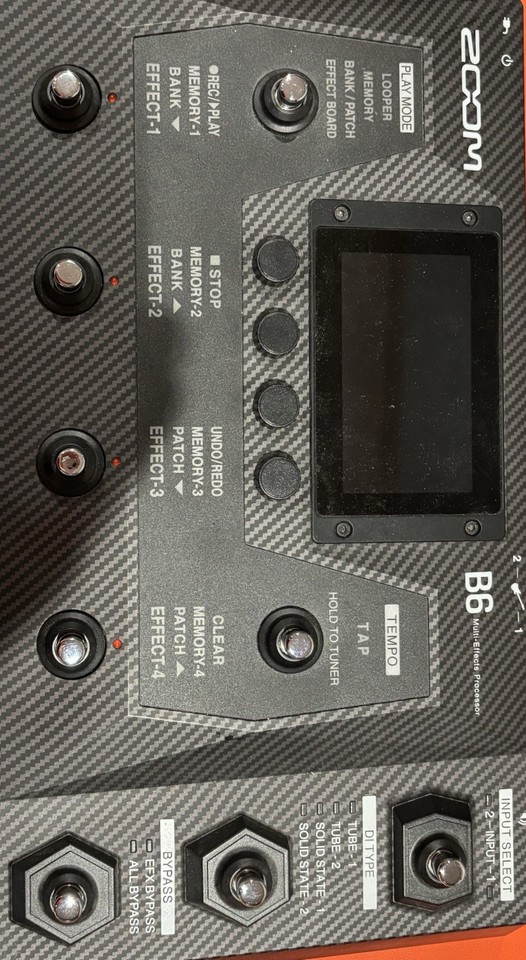 Zoom B6 Bass Guitar Multi Effects Unit | eBay UK