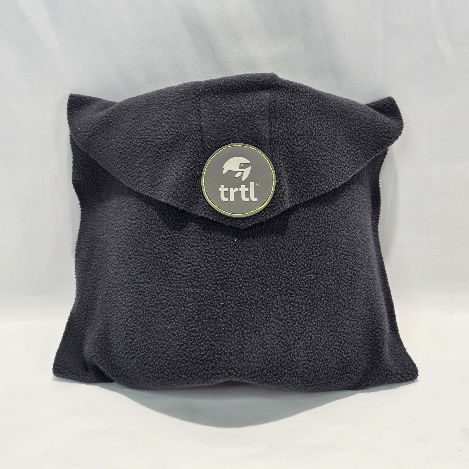 Trtl Travel Neck Pillow Gray Fleece Neck Support Turtle | eBay