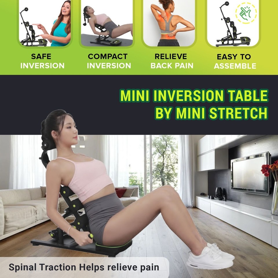 PMT Mini Inversion Table by Mini Stretch Compact Foldable Back Stretcher. | eBay