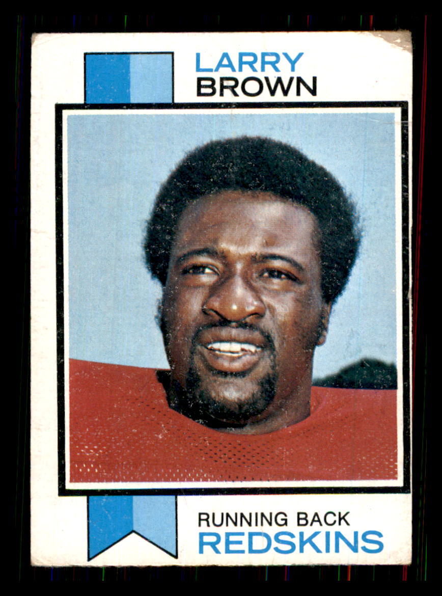 1973 Football Topps Larry Brown Washington Redskins #220 2 | eBay