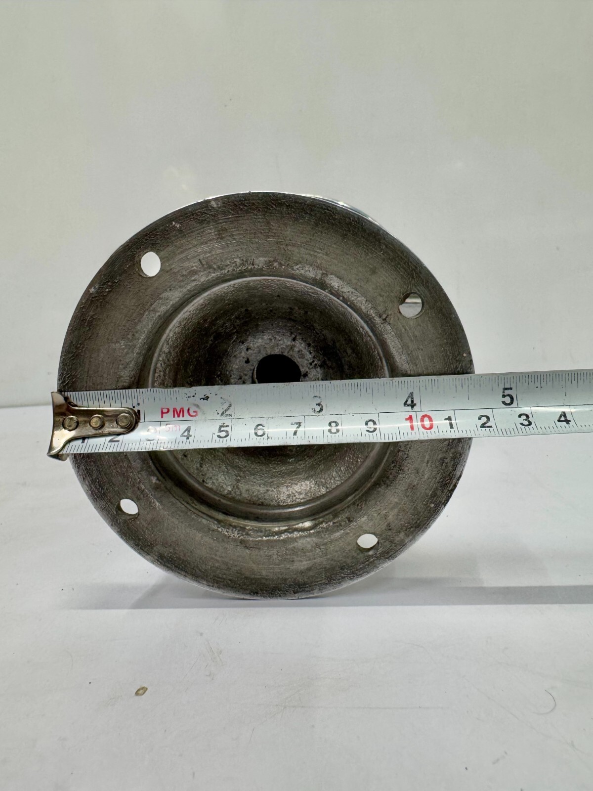 Indoor Style Restored GDR Ships Aluminum EOW Post Mount Lamp with Shade ...