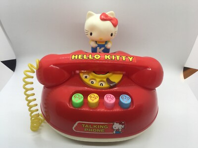 1976 Rare Sanrio Original Hello Kitty Vintage Toy Phone Dial Rotary ...