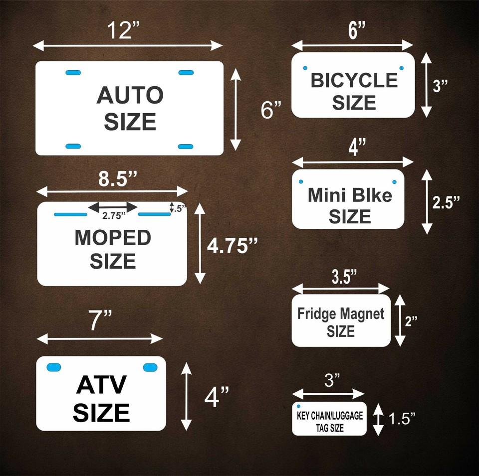Minnesota Black License Plate Personalized Custom Auto Bike Motorcycle ...