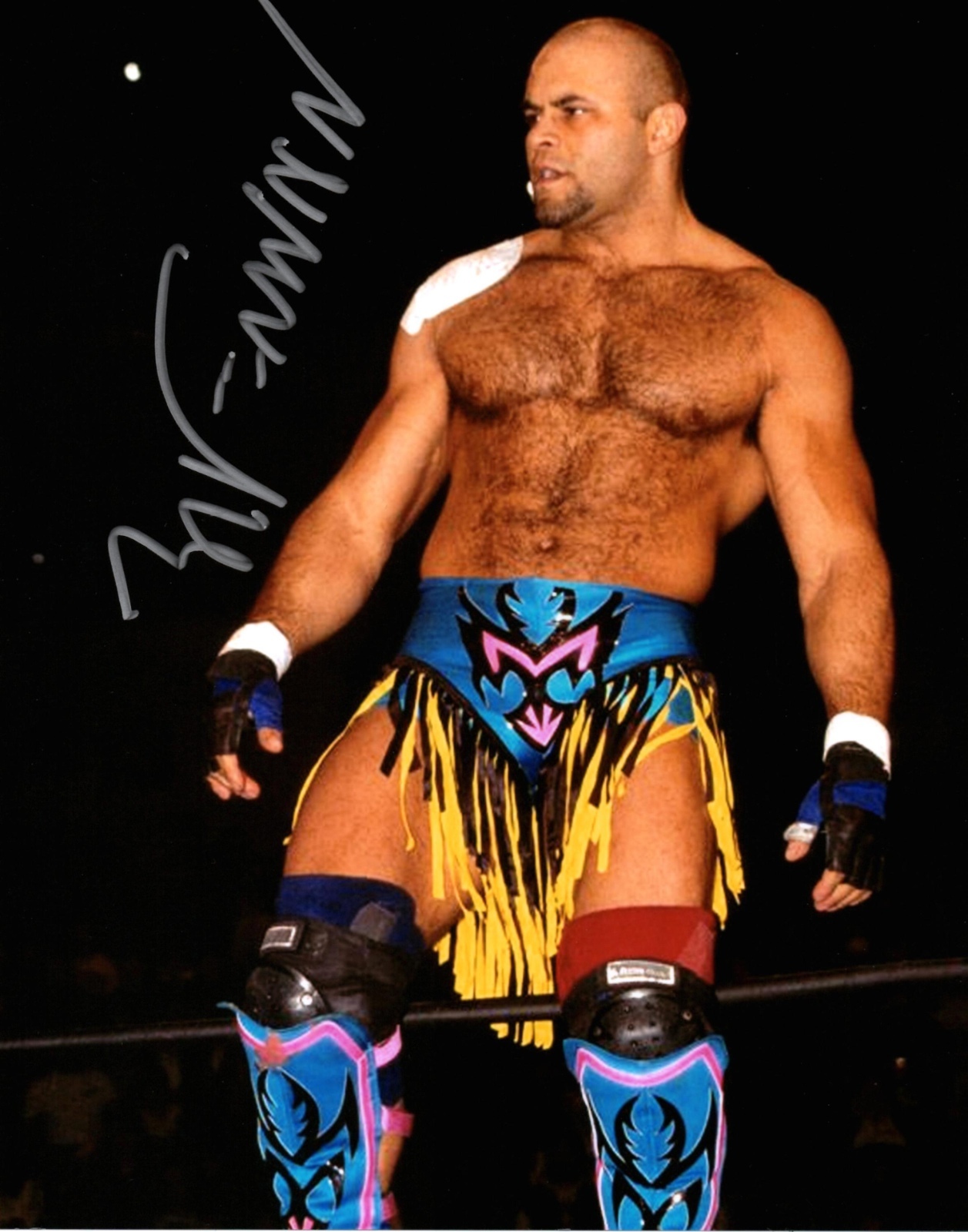 Konnan Autographed 8x10 Promo Photo WCW Wrestling NWO Impact wwe AAA ...
