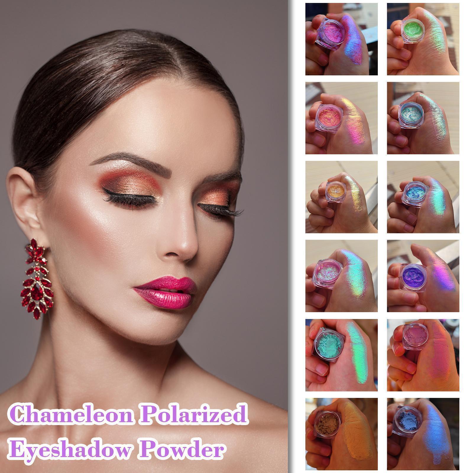 Multichrome Eyeshadow Chameleon Eyeshadow Waterproof t1h Glitter Q ...