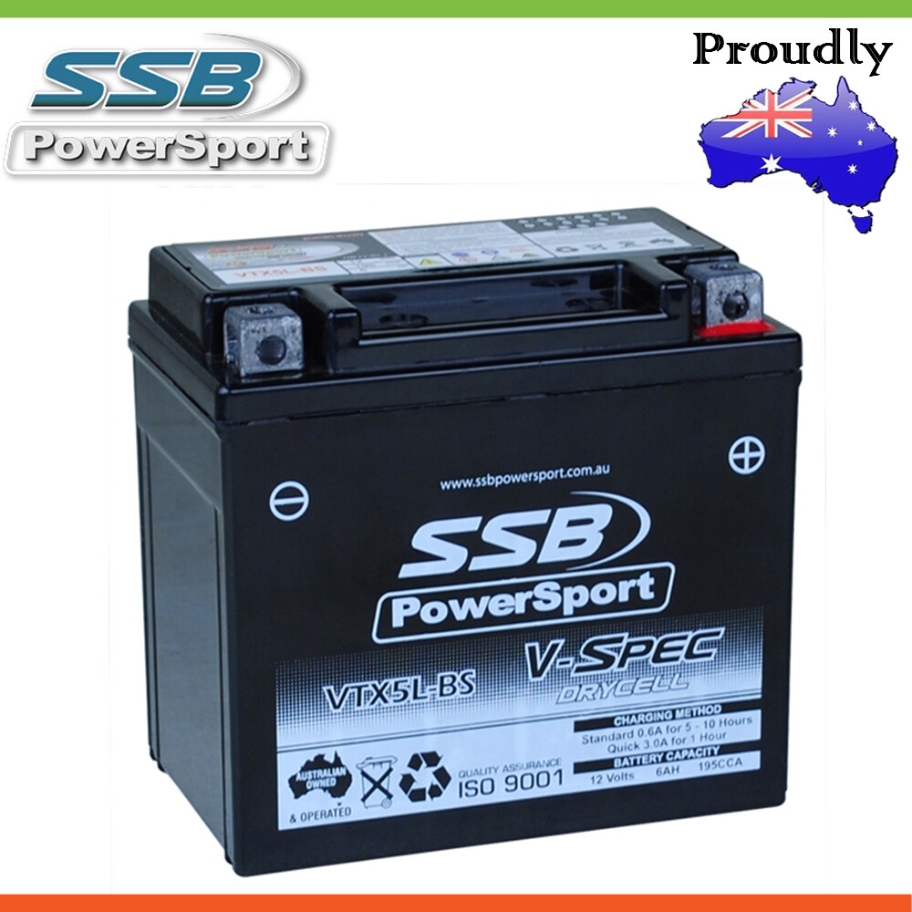 SSB 12V V-Spec High Performance AGM Battery For HONDA CHF50 SCOOPY 50cc ...