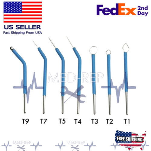 New!! Bonart Electrode Set For The ART-E1 Electrosurgery 7 Tips ...