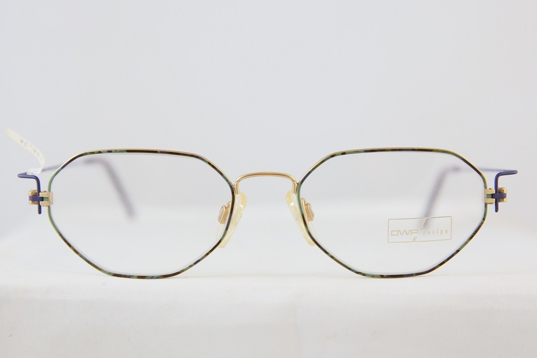 NOS VINTAGE OWP DESIGN MOD 1474 BRILLE EYEGLASSES NEW !! MADE IN ...