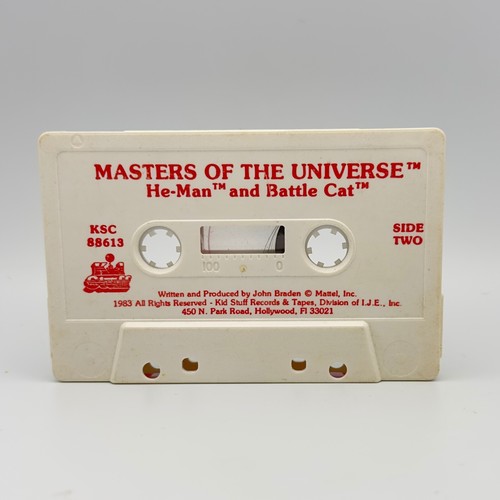 Masters of the Universe MOTU He-Man and Battle Cat Cassette '80s Only ...