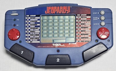 Vintage JEOPARDY 1995 TIGER ELECTRONICS Handheld Game TESTED! WORKS ...