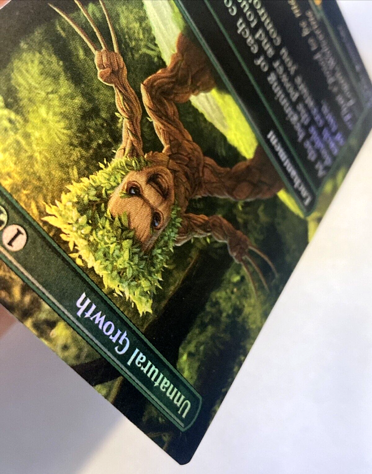 MTG Unnatural Growth RAINBOW FOIL Secret Lair x Marvel Wolverine 0865 ...