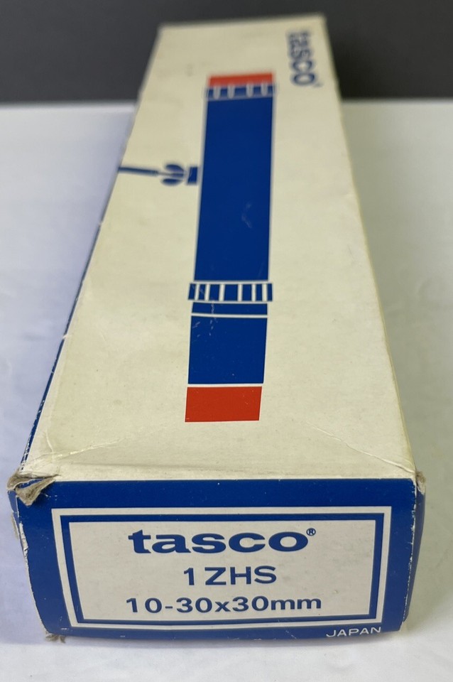 Vintage Tasco Telescope 10X-30X 30MM ZOOM 1 ZHS SCOPE with Box NICE! | eBay