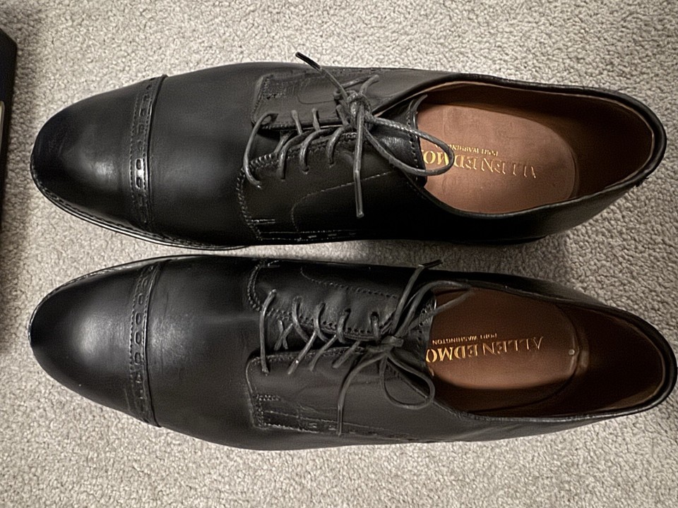 Allen Edmonds Madison Ave 10.5 3E Black | eBay