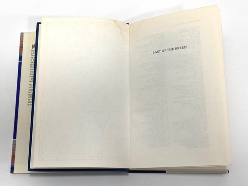 Louis L'Amour Last Of The Breed 1987 Bantam Books Hardcover HC DJ ...