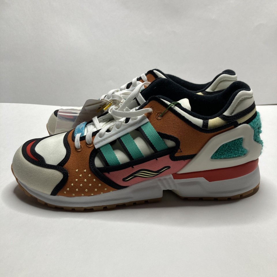 Adidas Simpsons ZX 10000 Krusty Burger Mens Size 9.5 Sneakers New w ...