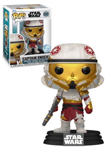 Funko POP! Star Wars Ahsoka #690 Captain Enoch (Metallic) - New, Mint ...