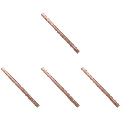 4pcs Copper Dowsing Rod Diameter 12mm Copper Rod Tube Multifunction ...